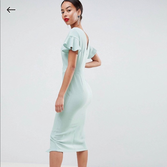 ASOS | Dresses | Asos Design Tall Midi Wiggle Dress | Poshmark